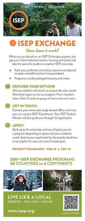 ISEP Catalogs and Flyers | ISEP Study Abroad