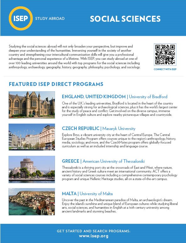ISEP Catalogs and Flyers | ISEP Study Abroad